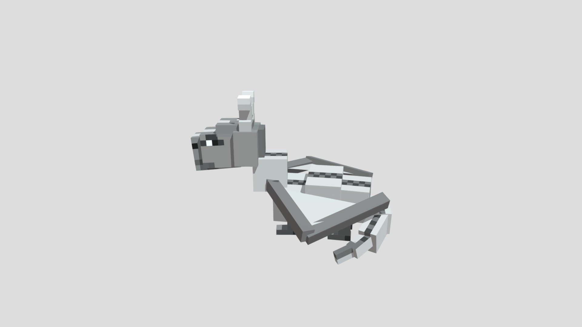 Silver dragon - 3D model by moonhunter.dragon [f333b88] - Sketchfab
