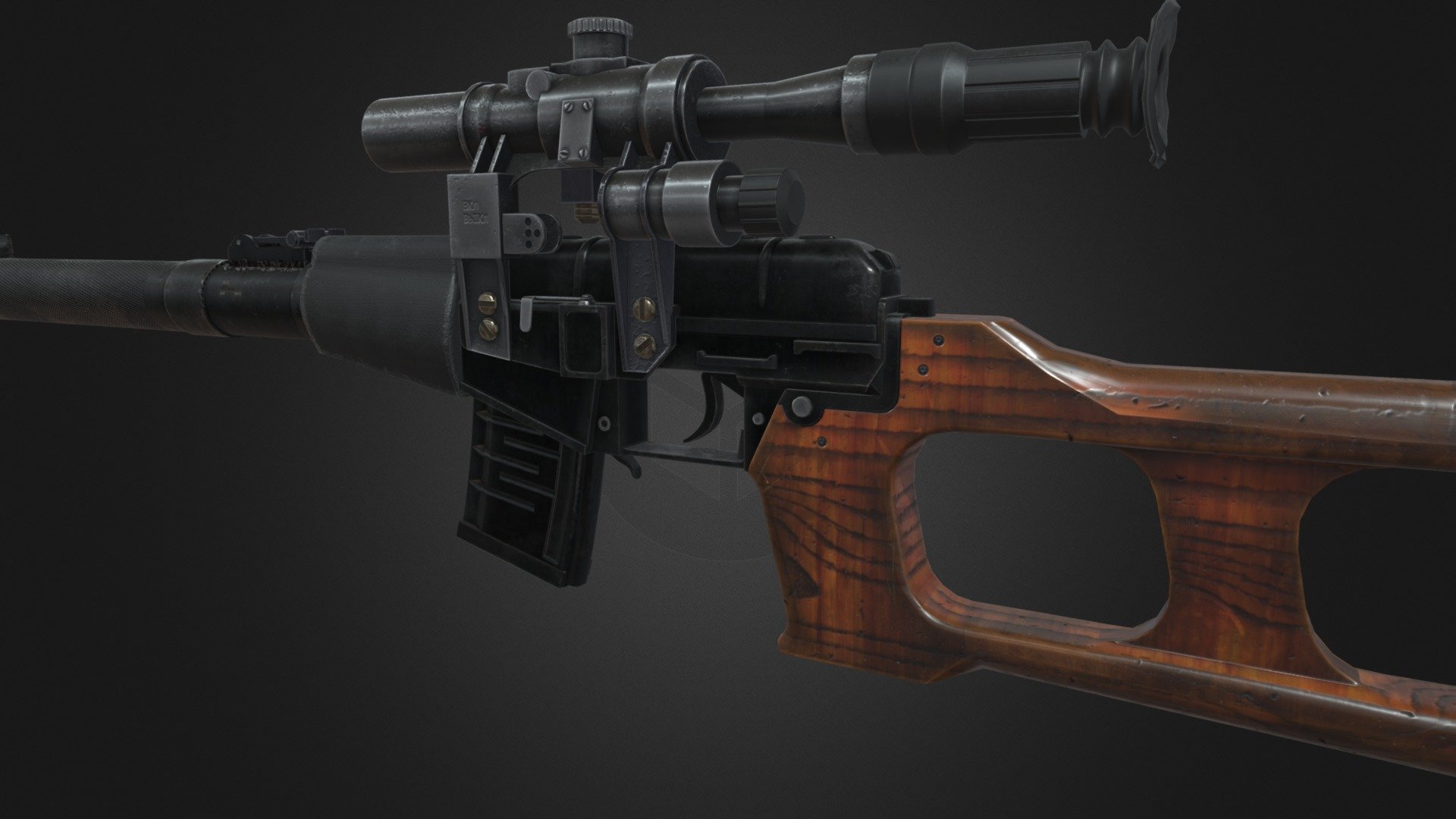 VSS AAA Game Ready PBR Low-poly 3D model - Buy Royalty Free 3D model by ...