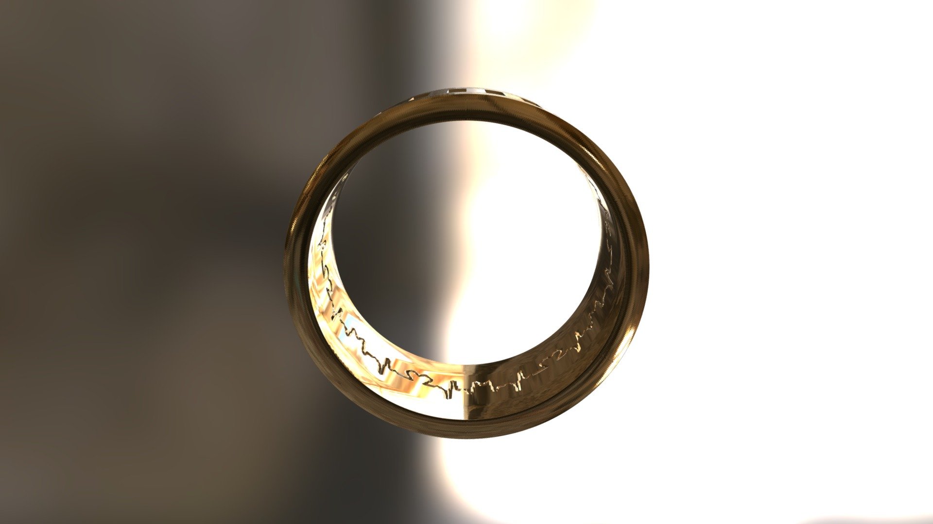 Heart Pulse Ring - 3D model by DarioMarrini [f3359c0] - Sketchfab