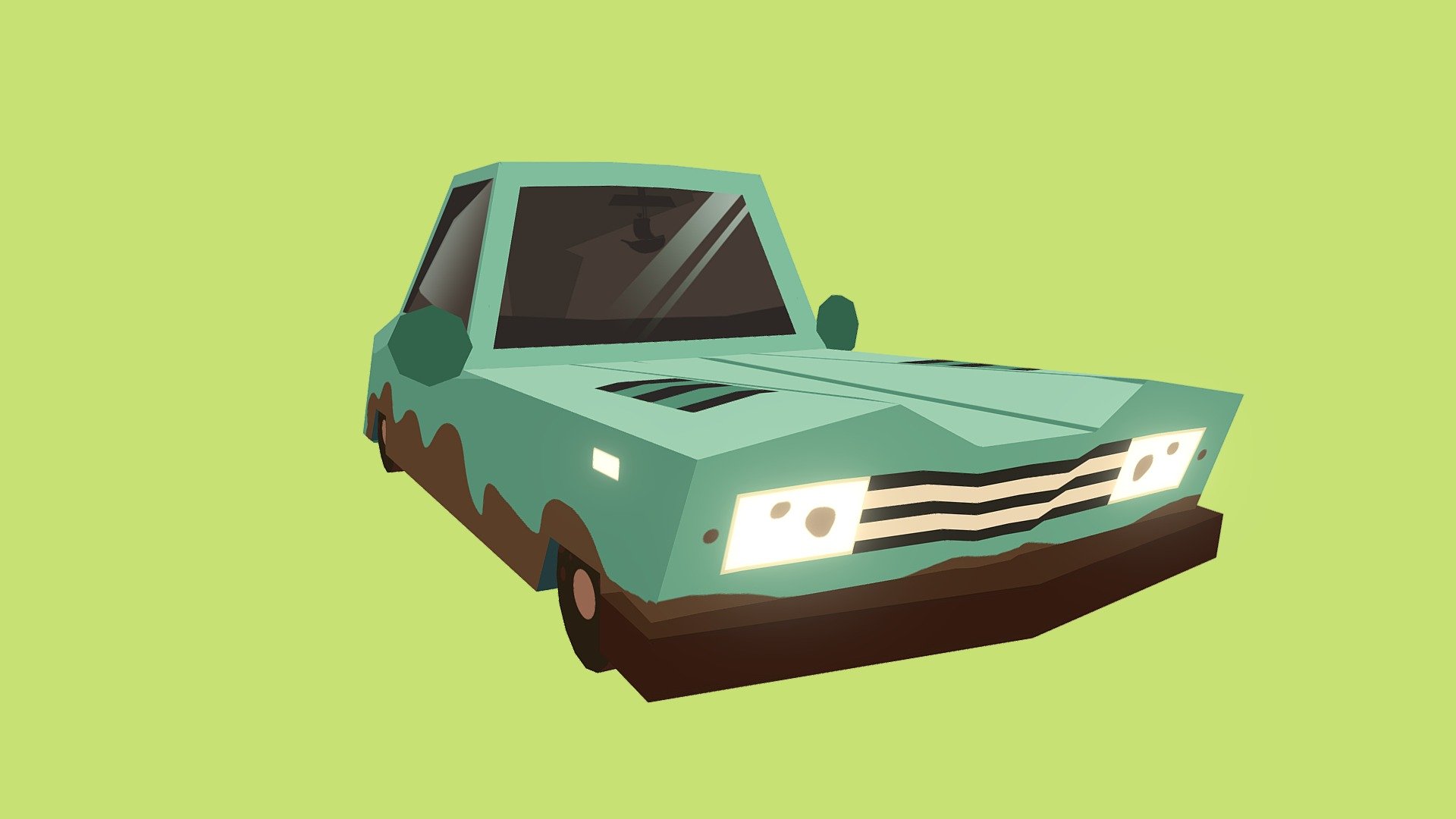 LowPoly Stylized Car - 3D model by Franin [f338b57] - Sketchfab