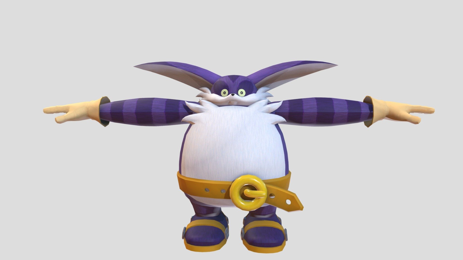 Big the Cat - Sonic And SEGA All- Stars Racing - Download Free 3D model by lavareefescape ...