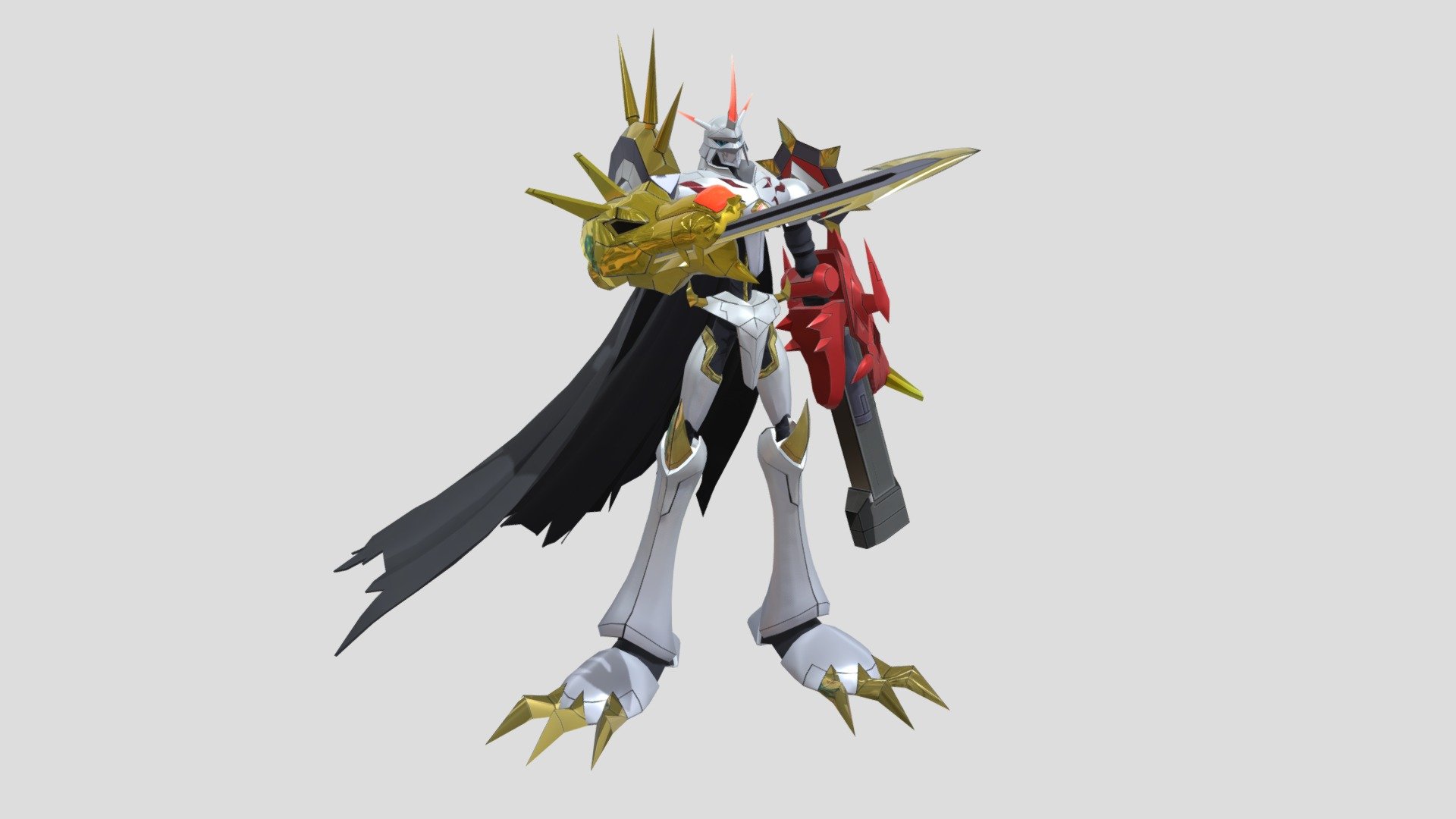 Omegamon Alter-S - Download Free 3D model by LorisC93 [f3390ee] - Sketchfab