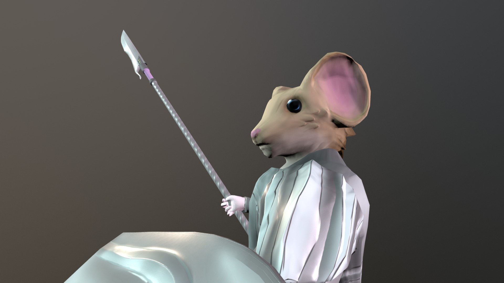 Mousefolk Paladin - 3D model by StraussWard [f339993] - Sketchfab