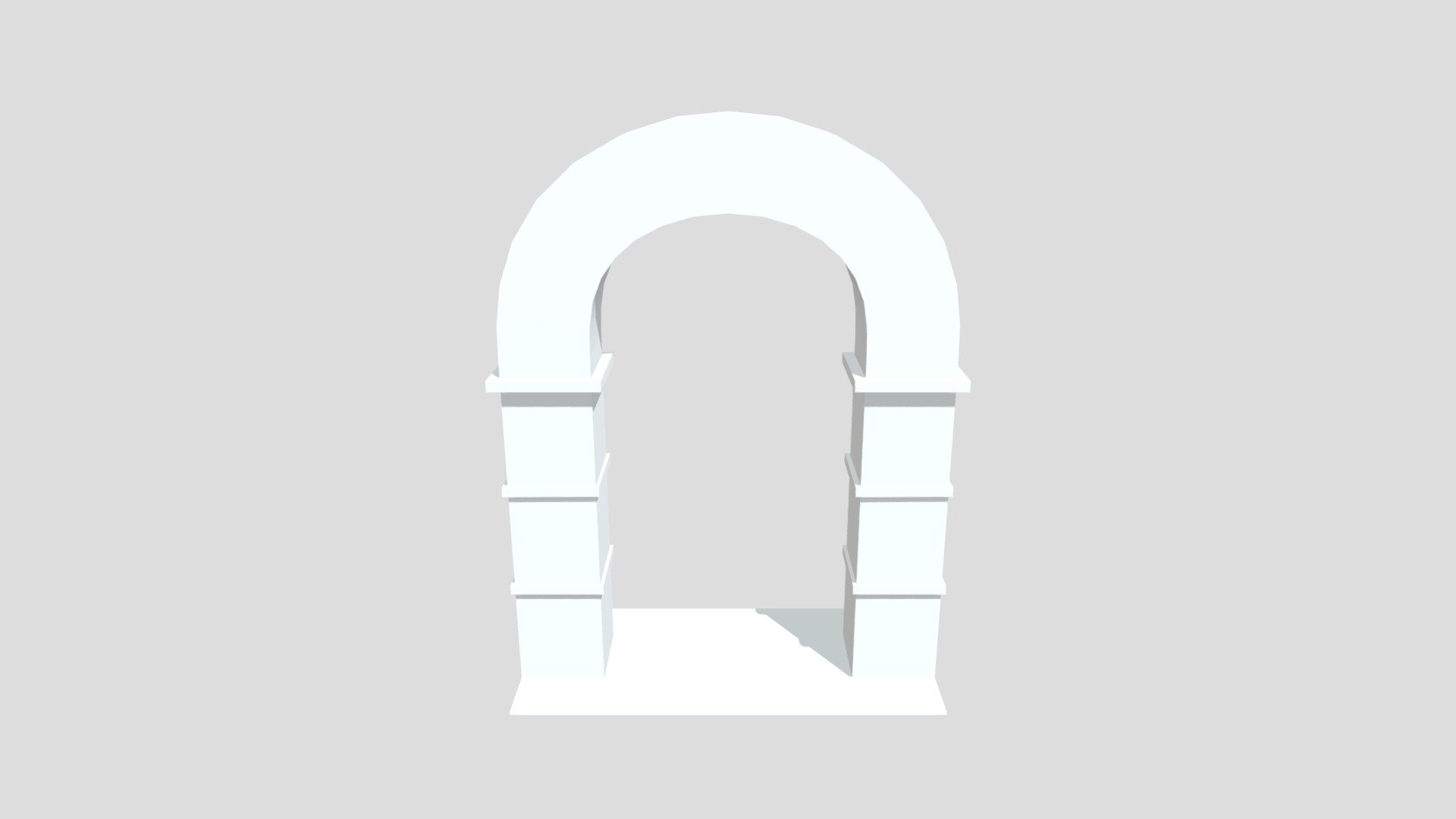 Brick Archway - Download Free 3D model by ironmania2004 [f33a972 ...