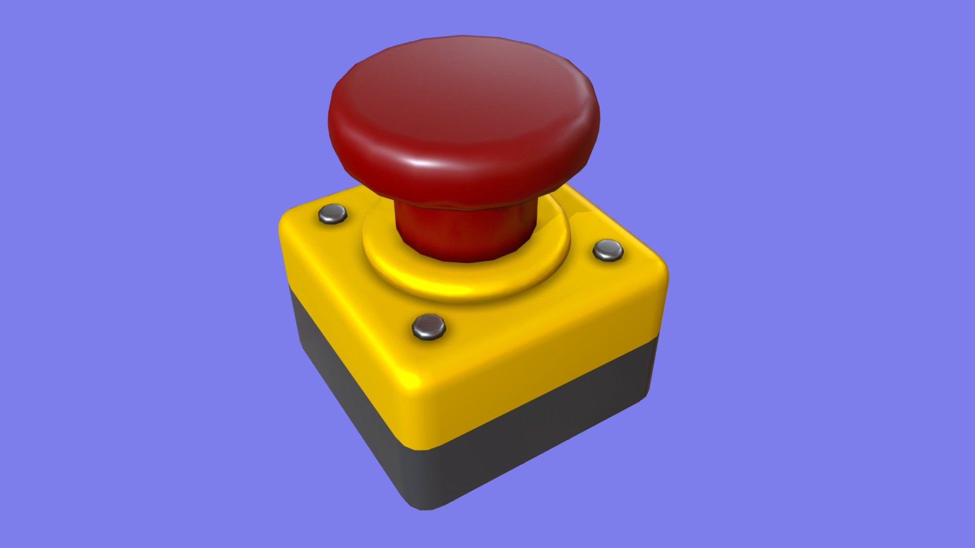 Red Emergency Stop Button - Download Free 3D model by Cry11y [f33c291 ...