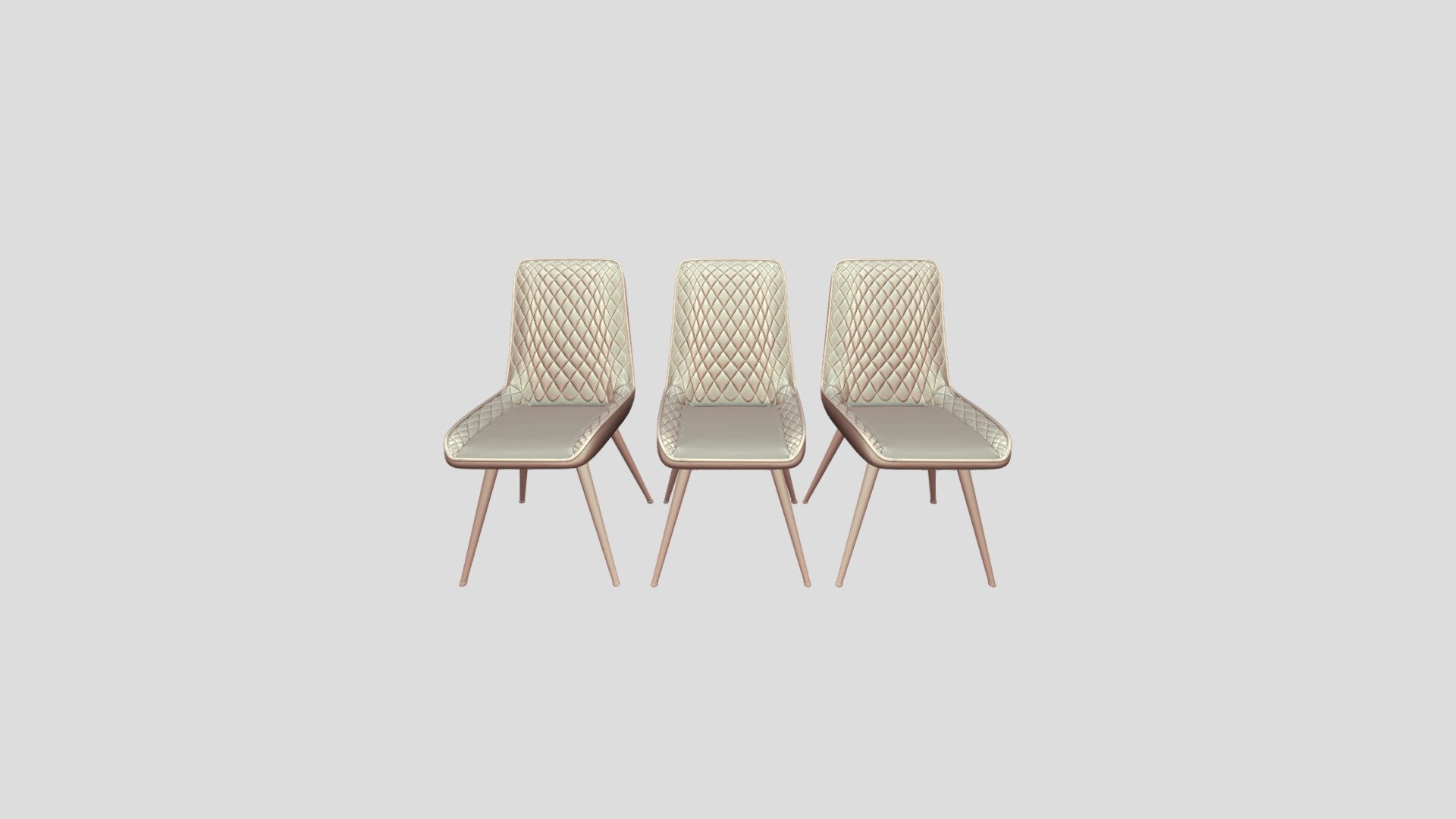 Set of 2 Hamilton Dining Chairs - 3D model by Izzatulloh ...