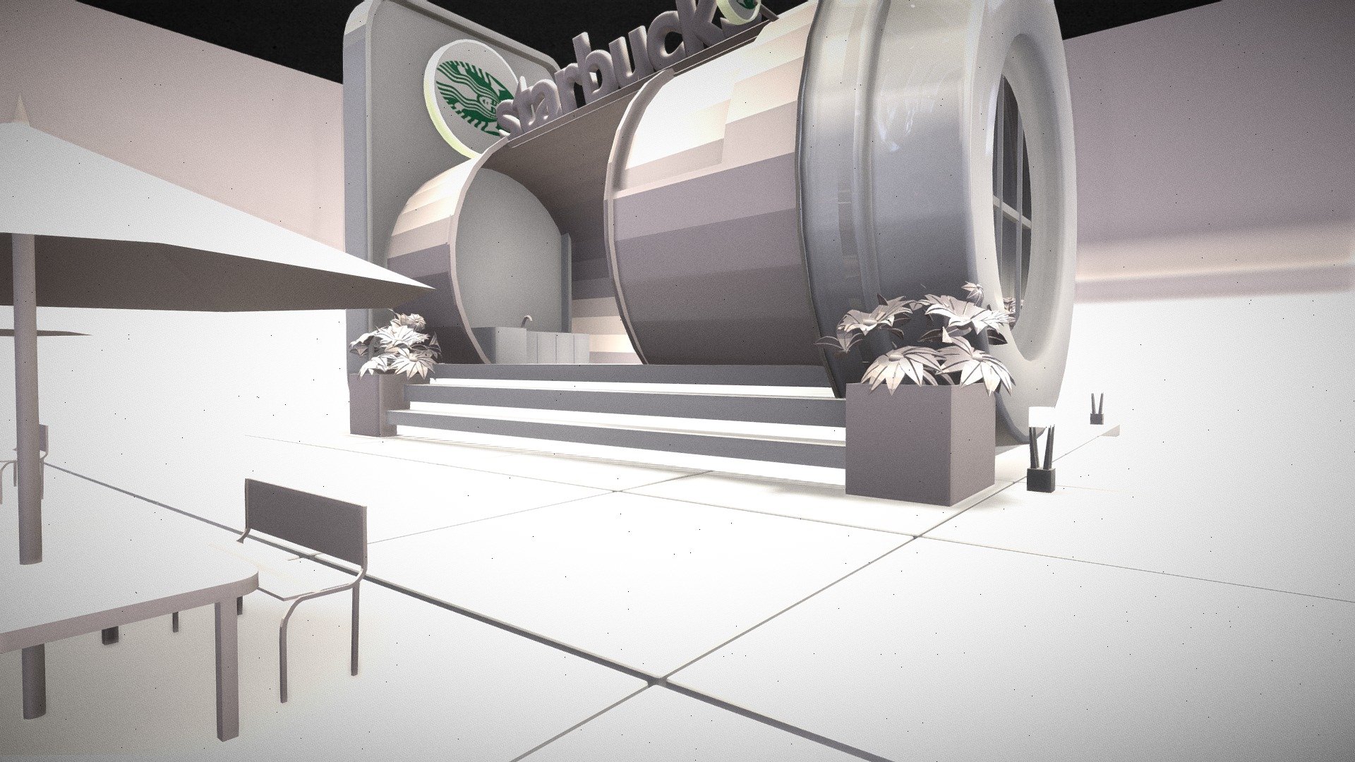 Creative Starbucks - Download Free 3D model by sparshgupta [f33e8d2 ...