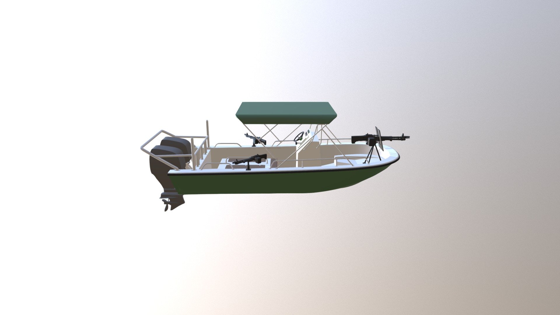 Lancha Rapida - 3D model by CARMDESIGN [f3412f9] - Sketchfab