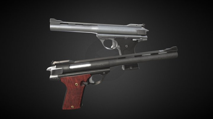 Handgun 3D models - Sketchfab