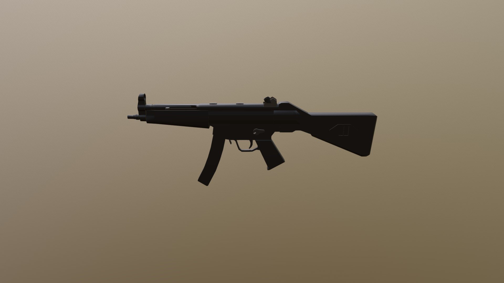 Low Poly MP5A4 - 3D model by Hayden8r [f345895] - Sketchfab
