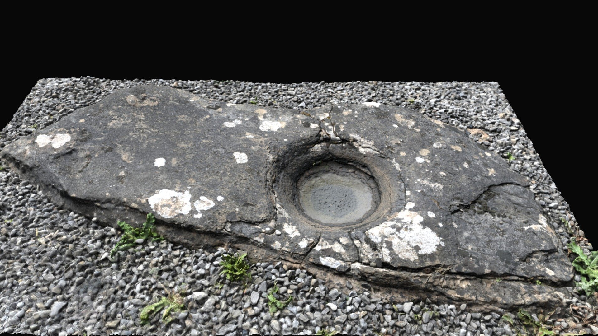 Gallen Bullaun Stone (OF014-029005-) - Download Free 3D model by ...