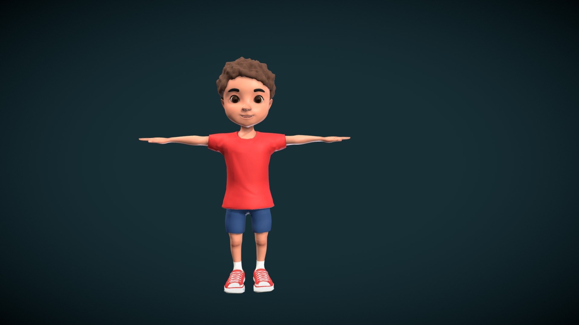 Cartoon boy - Download Free 3D model by giyas3dartist (@giyasudeen31 ...