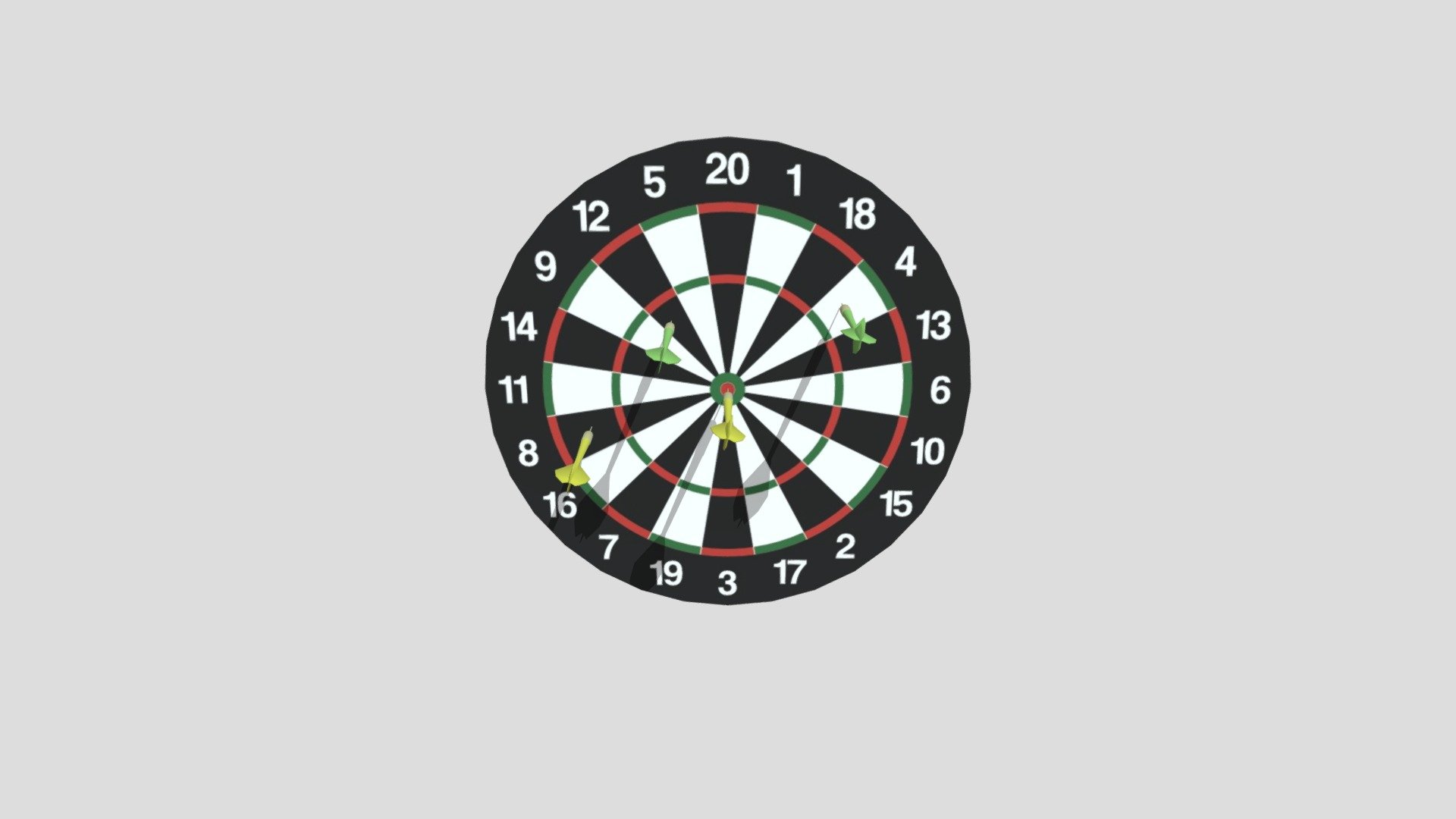 Dart game - Download Free 3D model by 1-3D.com [f348e77] - Sketchfab