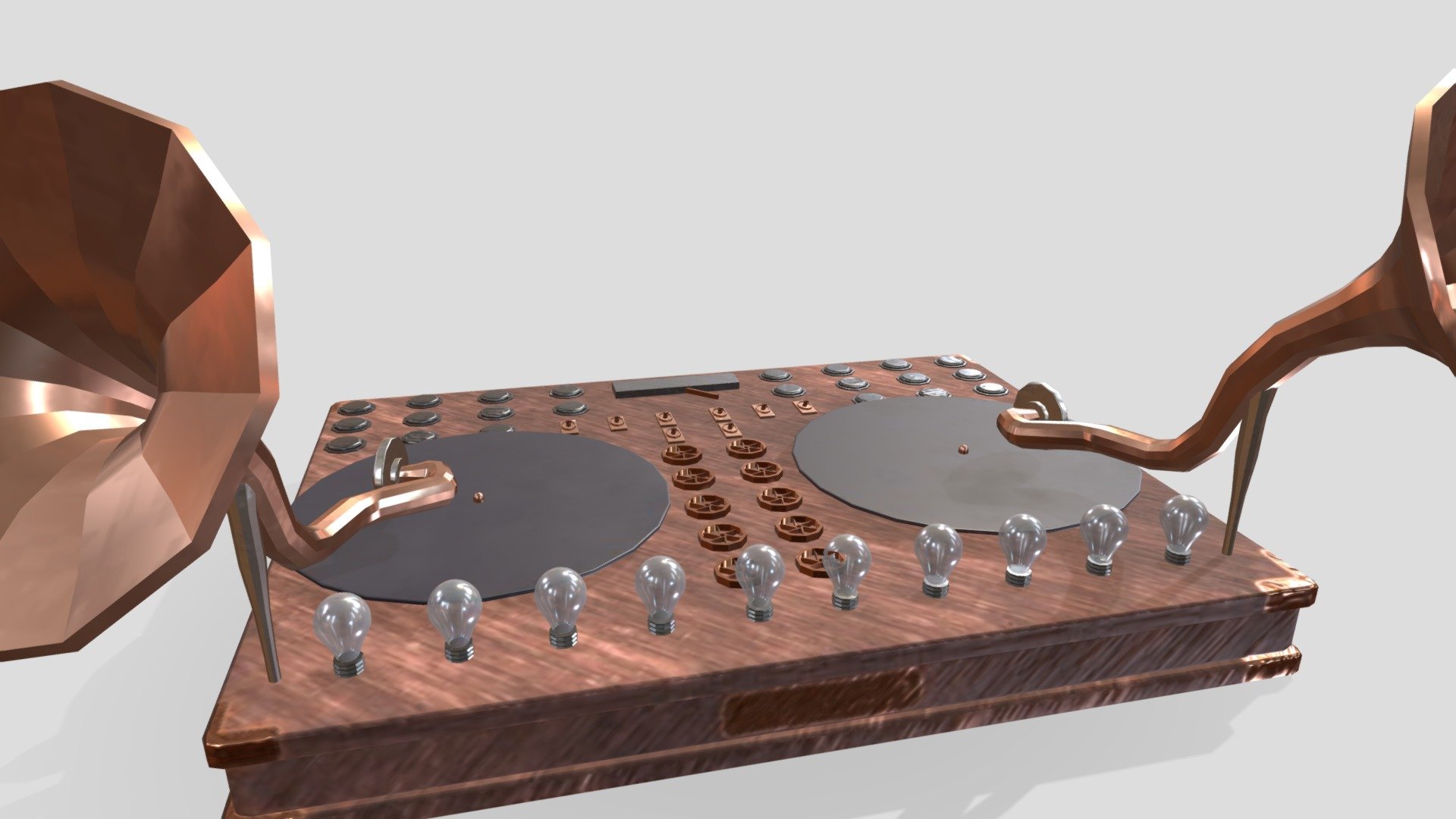 DJ deck industrial - 3D model by morgankt [f34978a] - Sketchfab