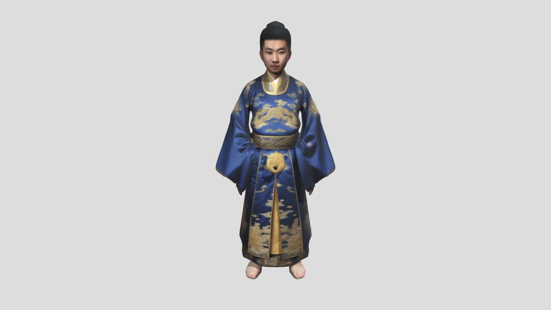a traditional robe - 3D model by bryanvictor196 [f34ac2f] - Sketchfab