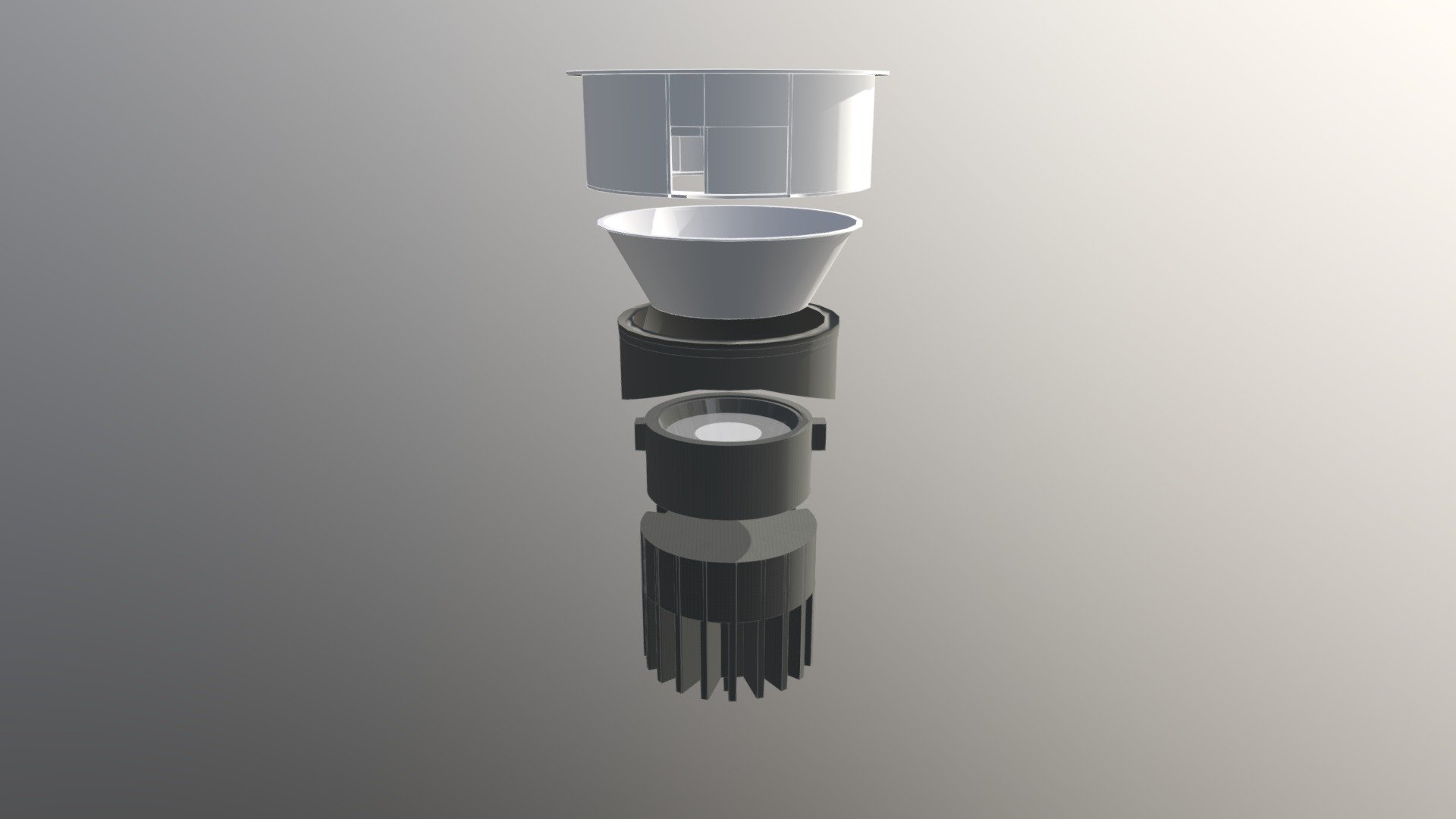 LDB Round exploded view - 3D model by Evelien.C.Bouter (@EvelienCBouter ...