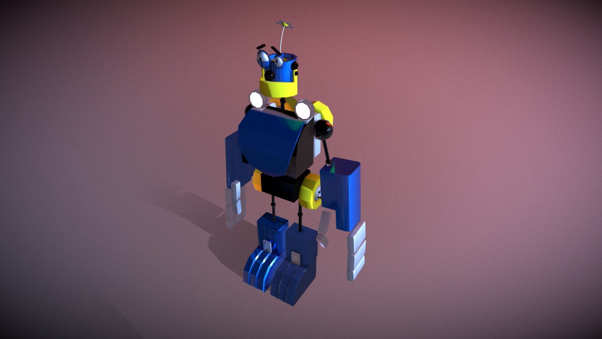 Car Robot - 3D model by brasileiro [f34b9f8] - Sketchfab