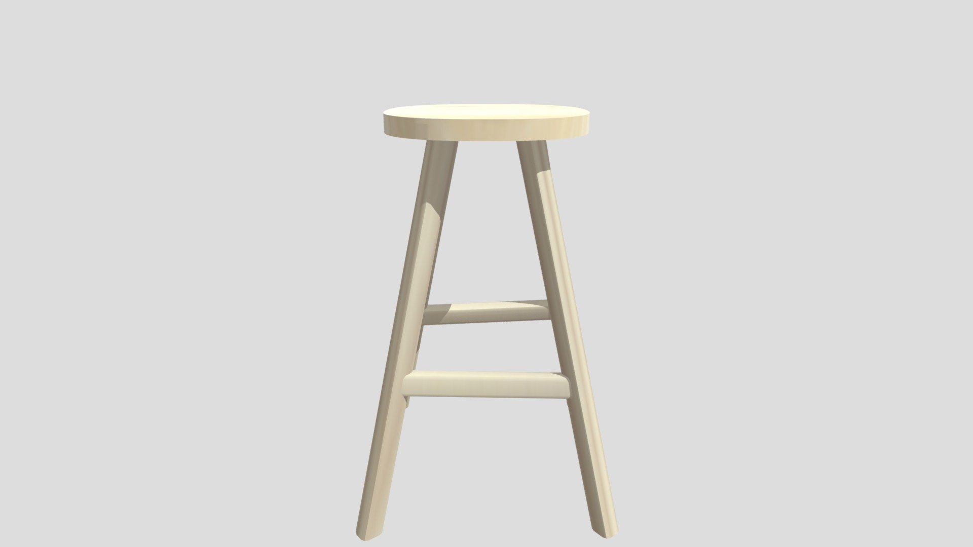 Stool - 3D model by Hannah (@hmon415) [f34bdf5] - Sketchfab