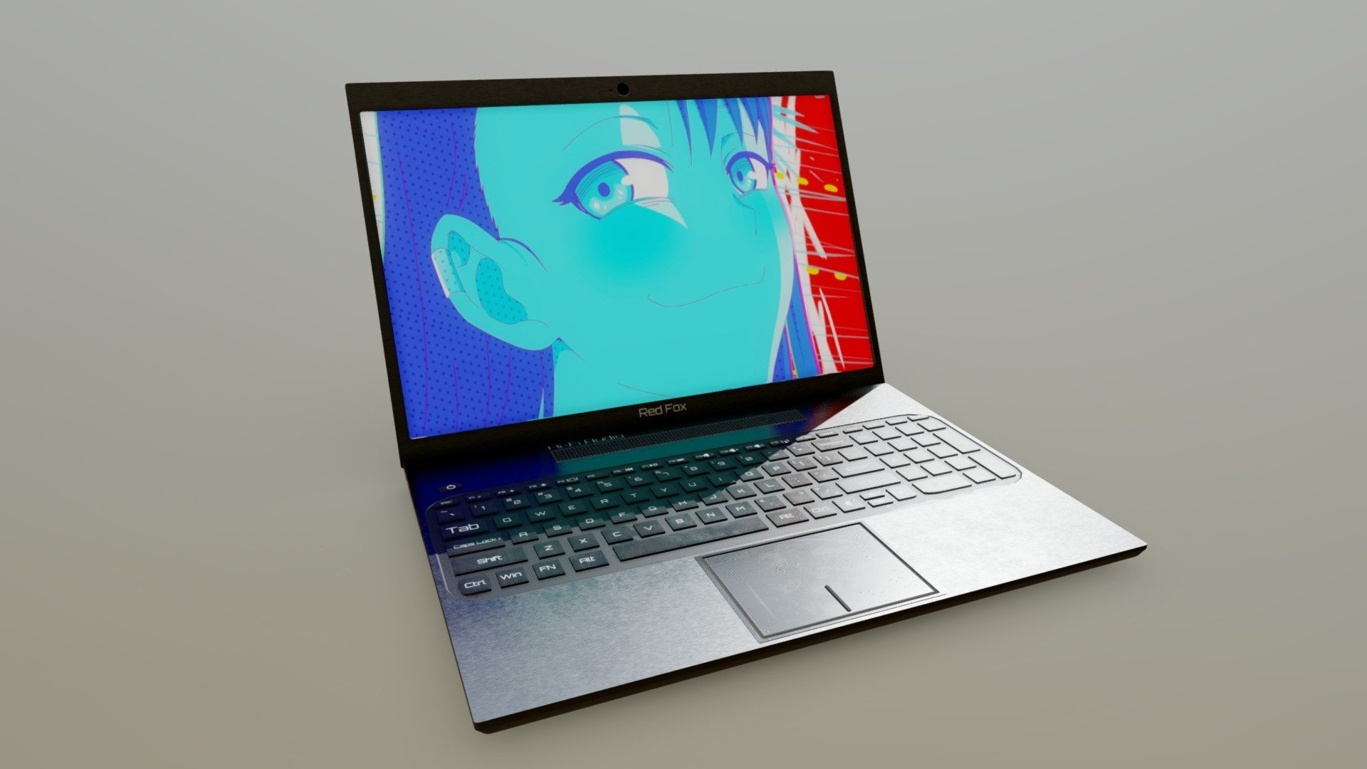 Laptop - Download Free 3D model by Red Fox / nokillnando (@nokillnando ...