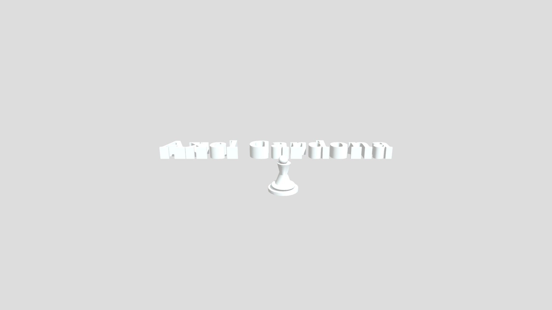 Chess Pawn- Axel Cardona - Download Free 3D model by 010074164 [f34cfdf ...