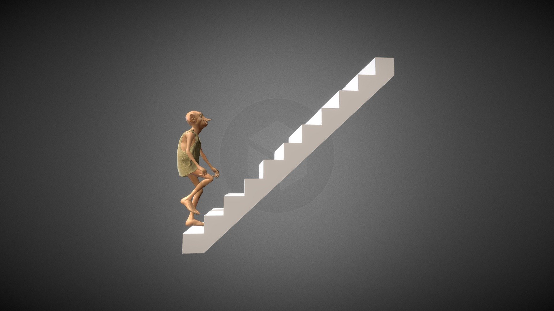 Dobby's Ascending Stairs - 3D model by Otniel (@htmotniel) [f34defa ...