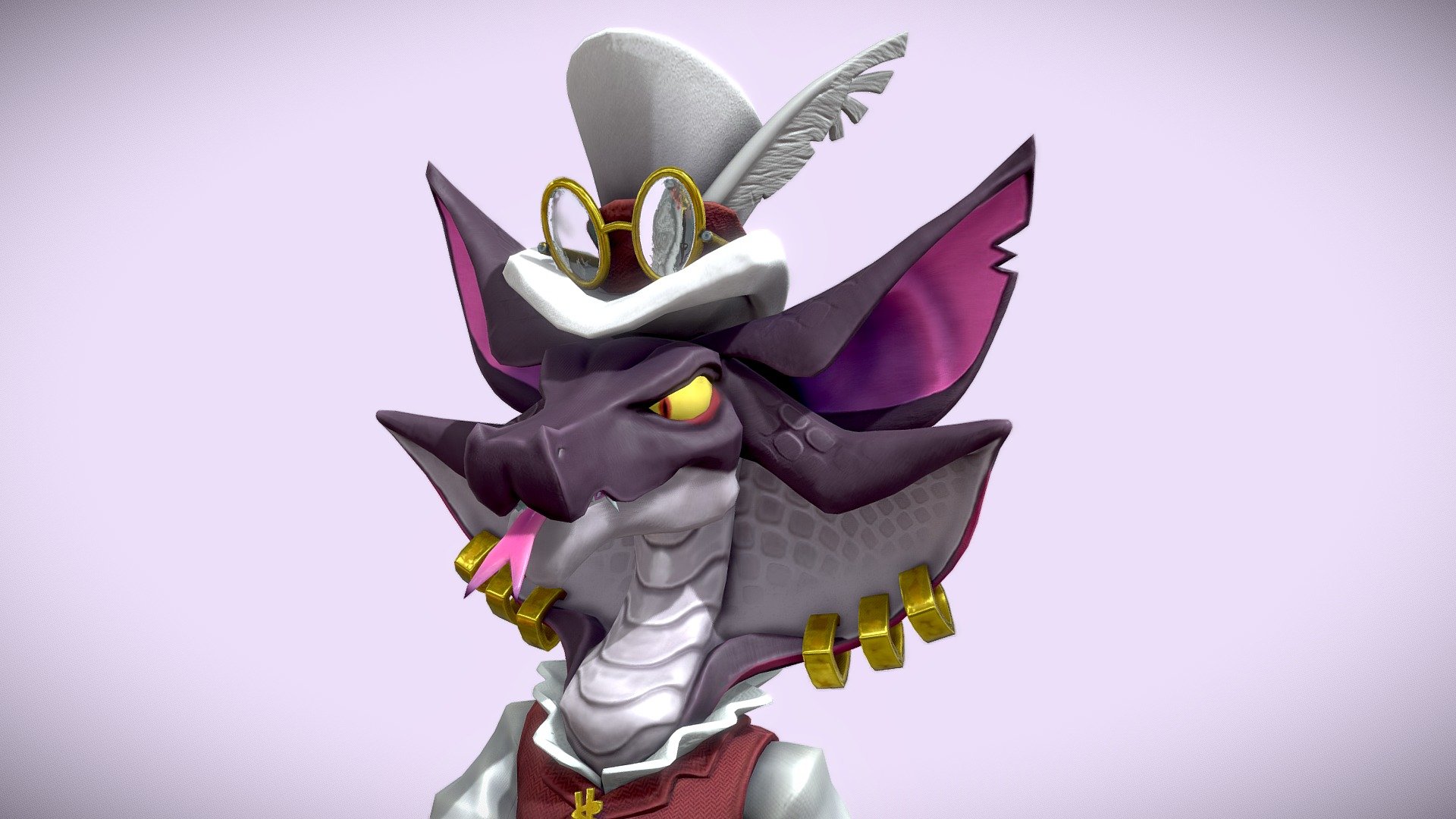 Scrooge | Stylized Creation Assignment - 3D model by Christopher Mally ... Scrooge | Stylized Creation Assignment - 3D model by Christopher Mally ...