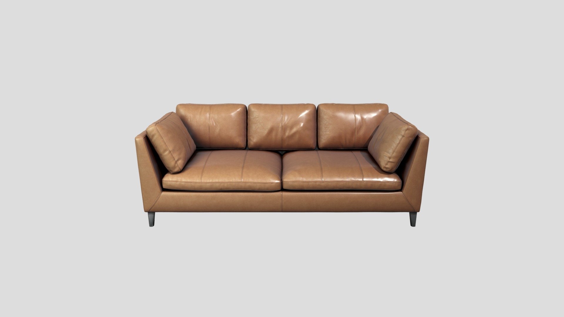 Sofa Brown - 3D model by Grigori.Colesnic [f35097f] - Sketchfab