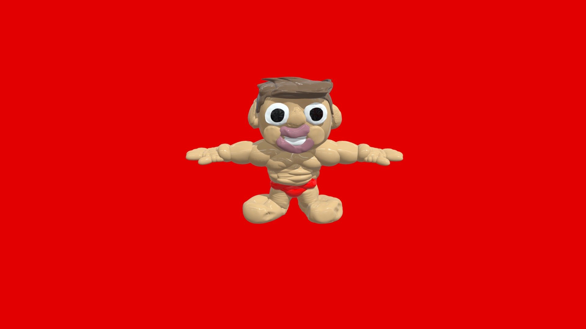 Airhead - StrongMan (XXL) (Rigged) - Download Free 3D model by Airhead ...