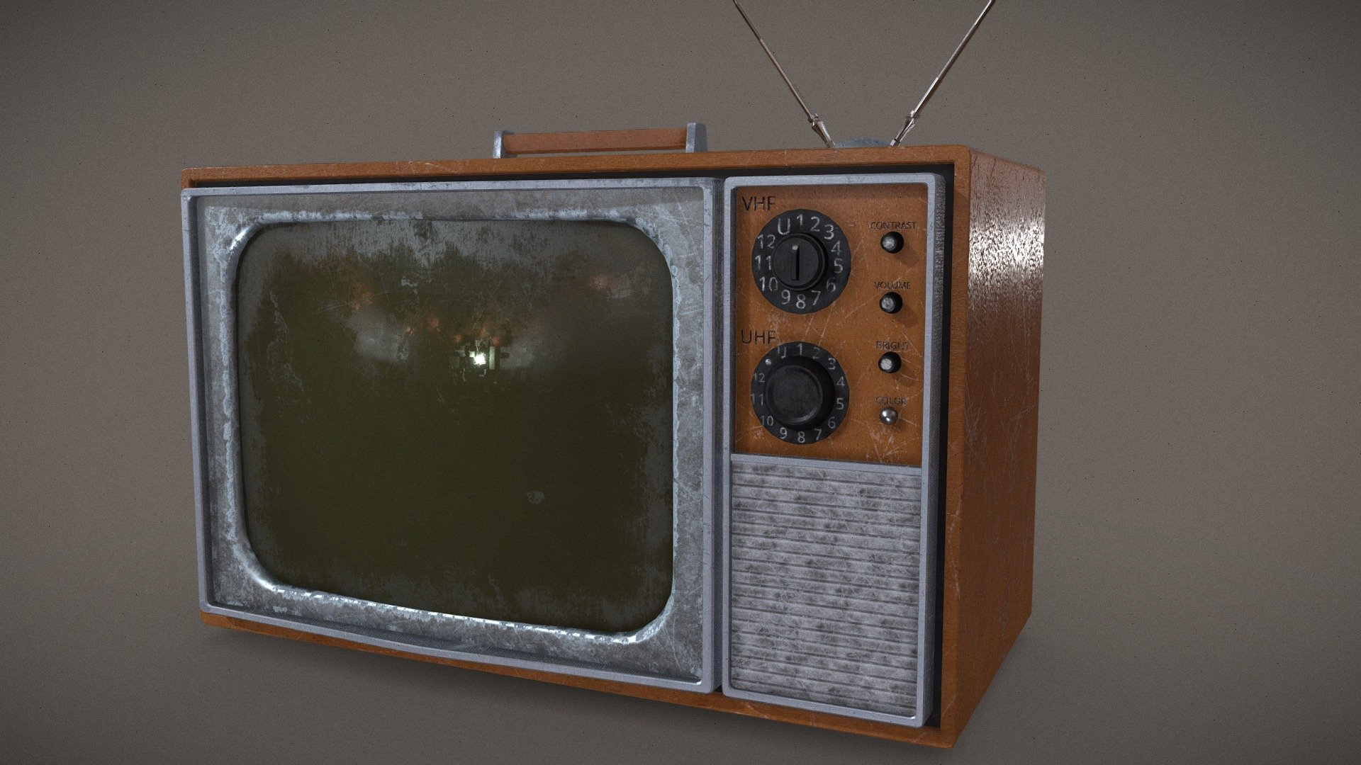 Vintage TV - 3D model by Tymon Kasprzak (@Tymon_Kas) [f35281a] - Sketchfab