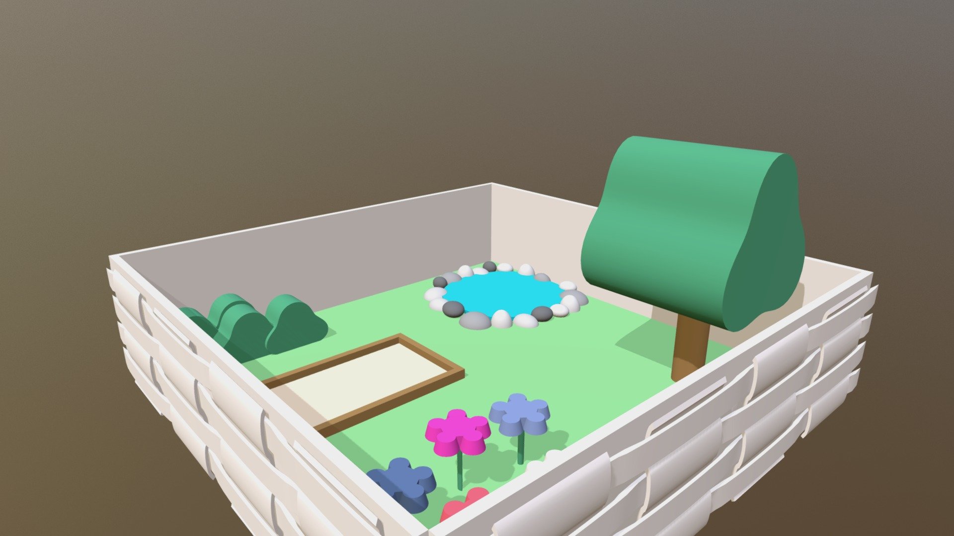 Garden by 7th Grade Student - 3D model by Dr. Eddie's Class ...