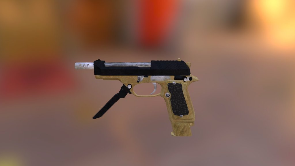 Little Gun - 3D model by harajuku10 [f352ba4] - Sketchfab