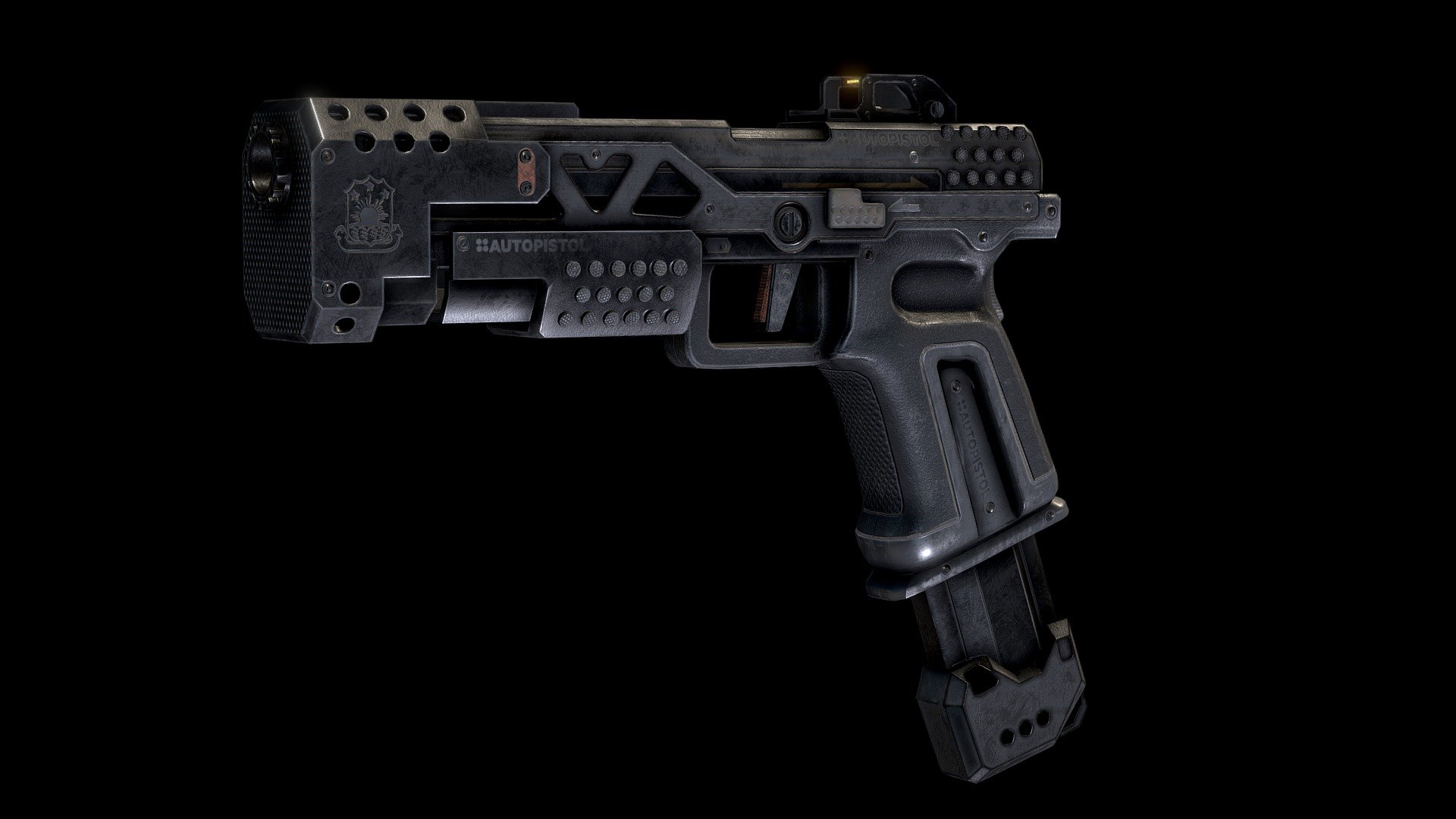 Autopistol V2 - 3D model by matoteus [f358d2b] - Sketchfab