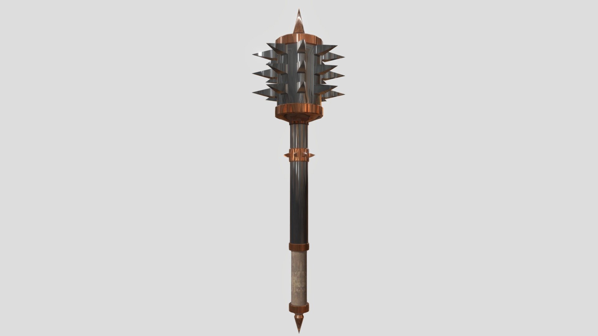 Spiked Mace - 3D model by TemujArt [f358db5] - Sketchfab