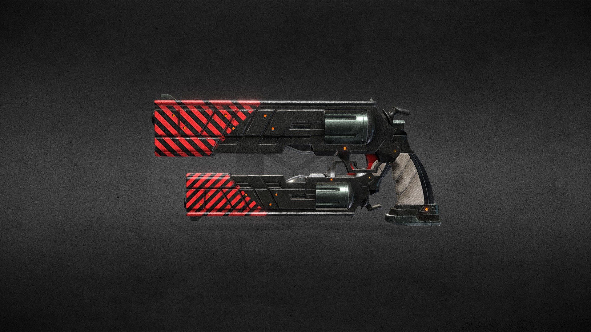 Cyberpunk gun - 3D model by Comediant [f35a28e] - Sketchfab
