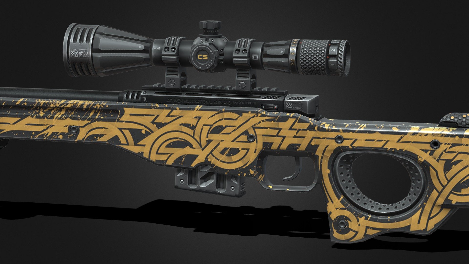 AWP | HANDWRITTEN v3 - 3D model by cursorYX [f35aa32] - Sketchfab