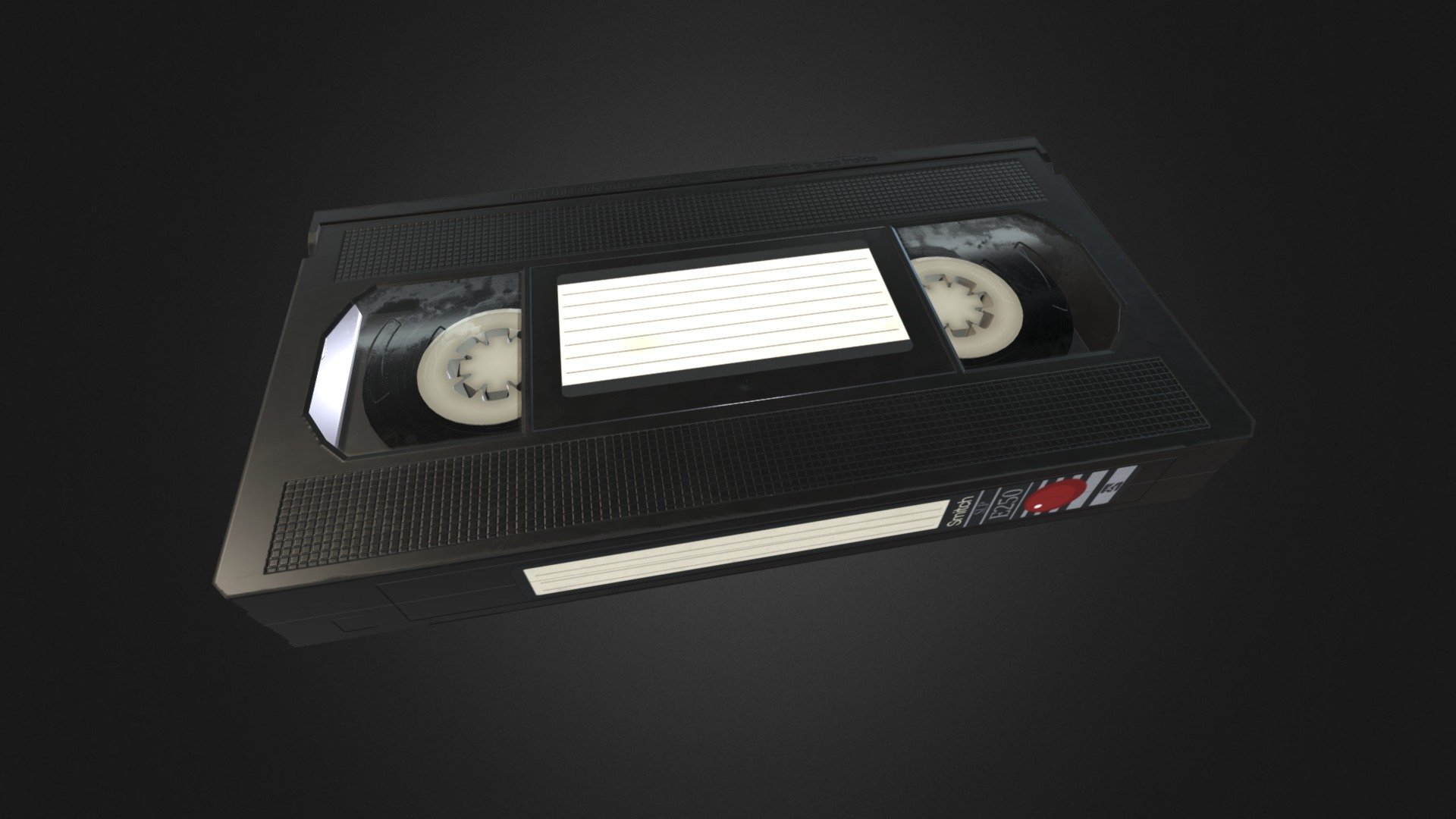 VHS Tape - 3D model by Rafael Monteiro (@monteirohq) [f35b200] - Sketchfab