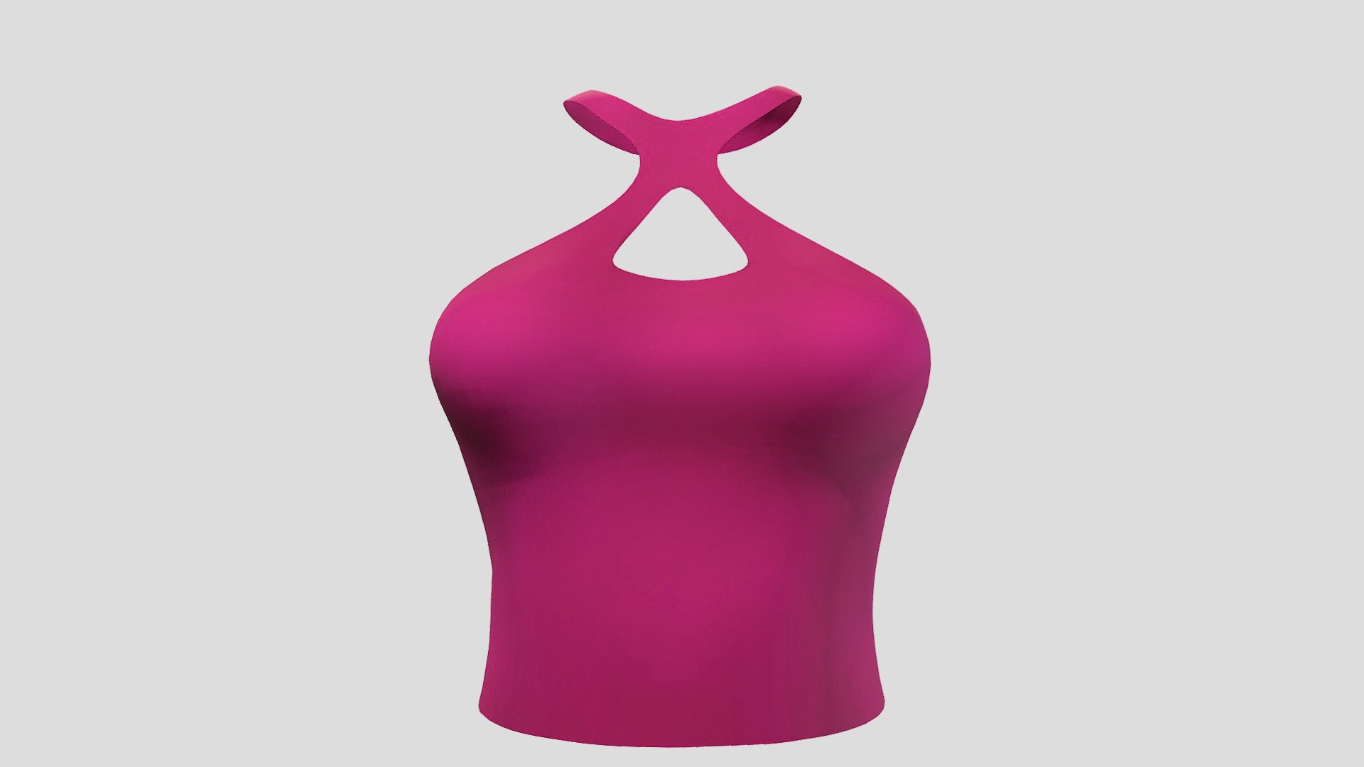 Female Cross Chest Top - Buy Royalty Free 3D model by 3dia [f35b480 ...
