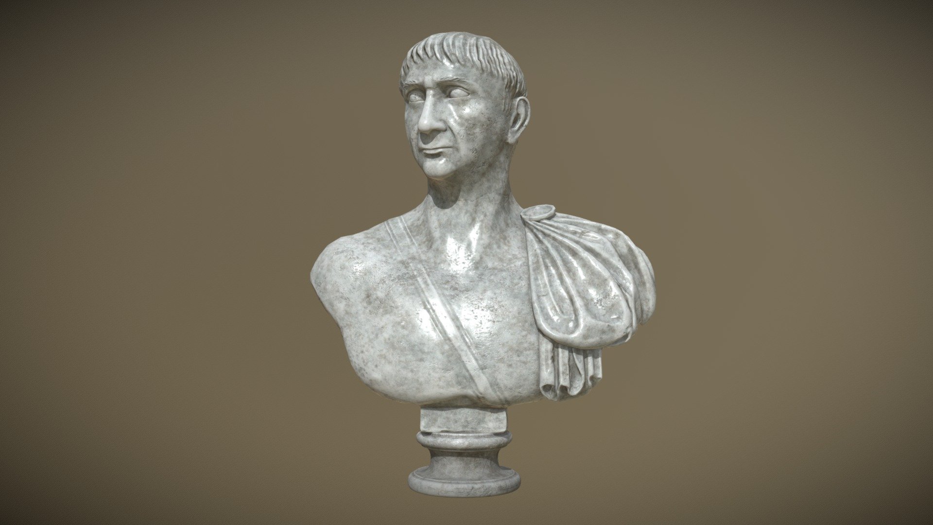 Bust of the emperor Emperor Trajan - 3D model by Dmitriy Belik ...