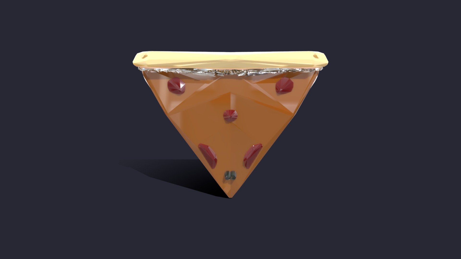 RARE DIAMOND PIZZA - 3D model by 113kw [f35c3b9] - Sketchfab