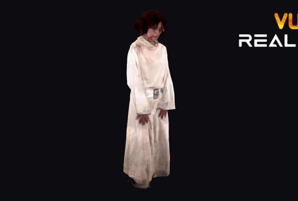 Zombie Princess Leia - 3D model by RealD [f35d36f] - Sketchfab