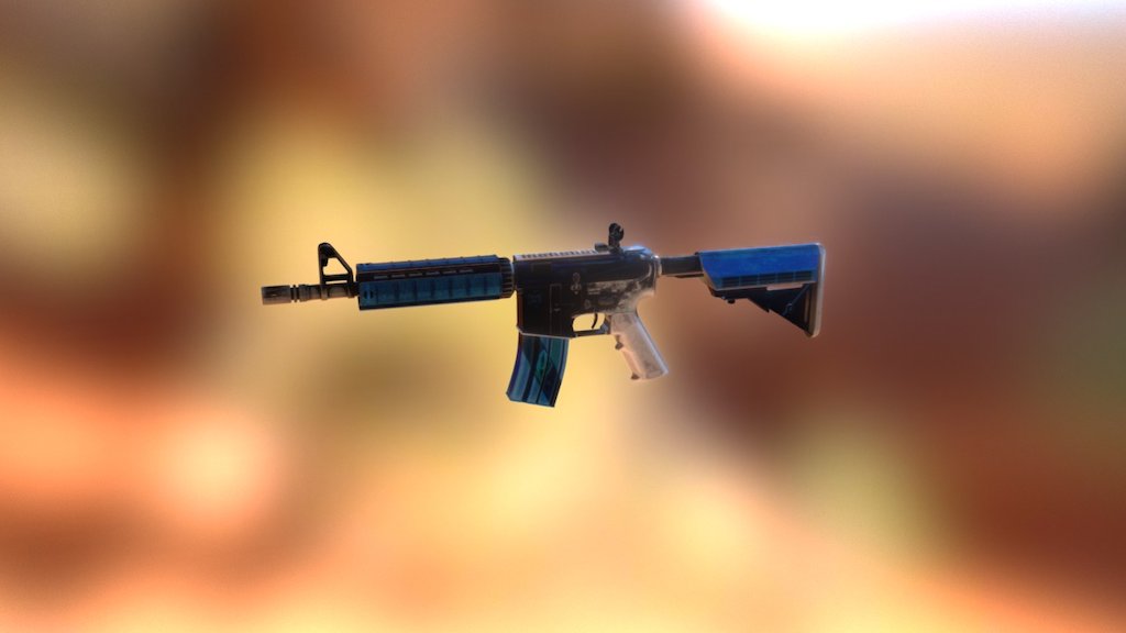 M4a4 | Emerladiem - 3D model by divina1234 [f35e50b] - Sketchfab