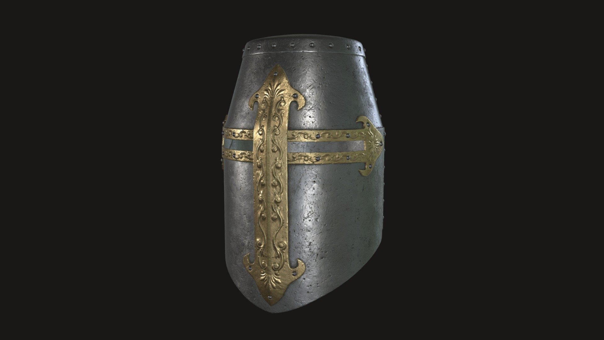 Templar Helmet - 3D model by Mariia Drozdova (@miamarrria) [f35f483 ...