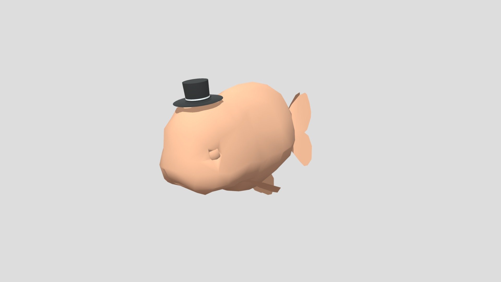 Mr. Goldfish - 3D model by Small_AI [f36204a] - Sketchfab