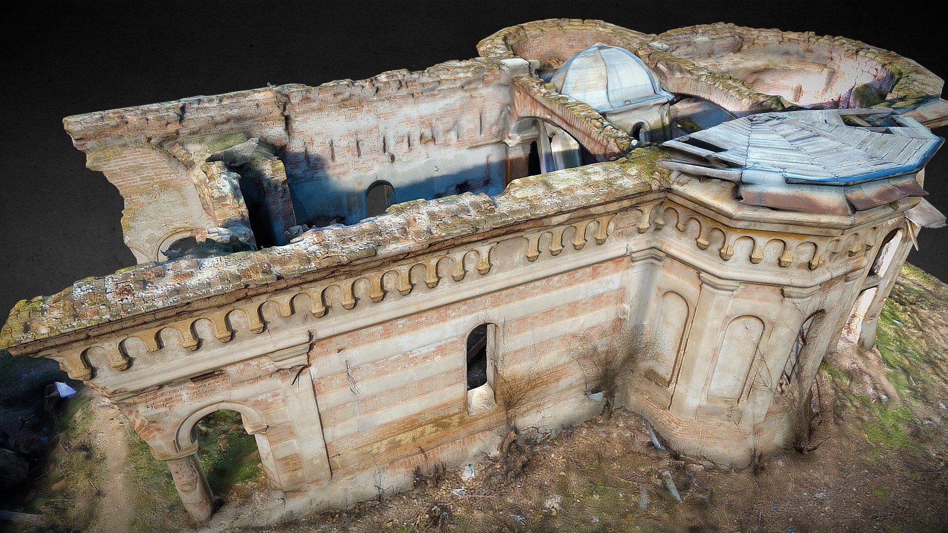 Abandoned Church ruins - 3D model by BIM GIS Concept (@bimgisconcept ...