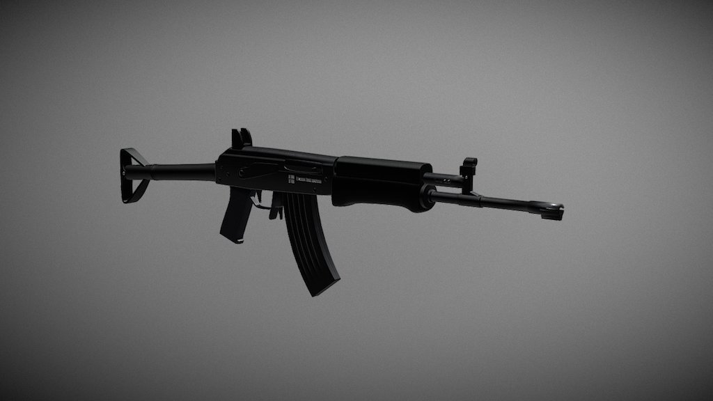 Finnish RK62 assault rifle - 3D model by Simon445 [f36272a] - Sketchfab