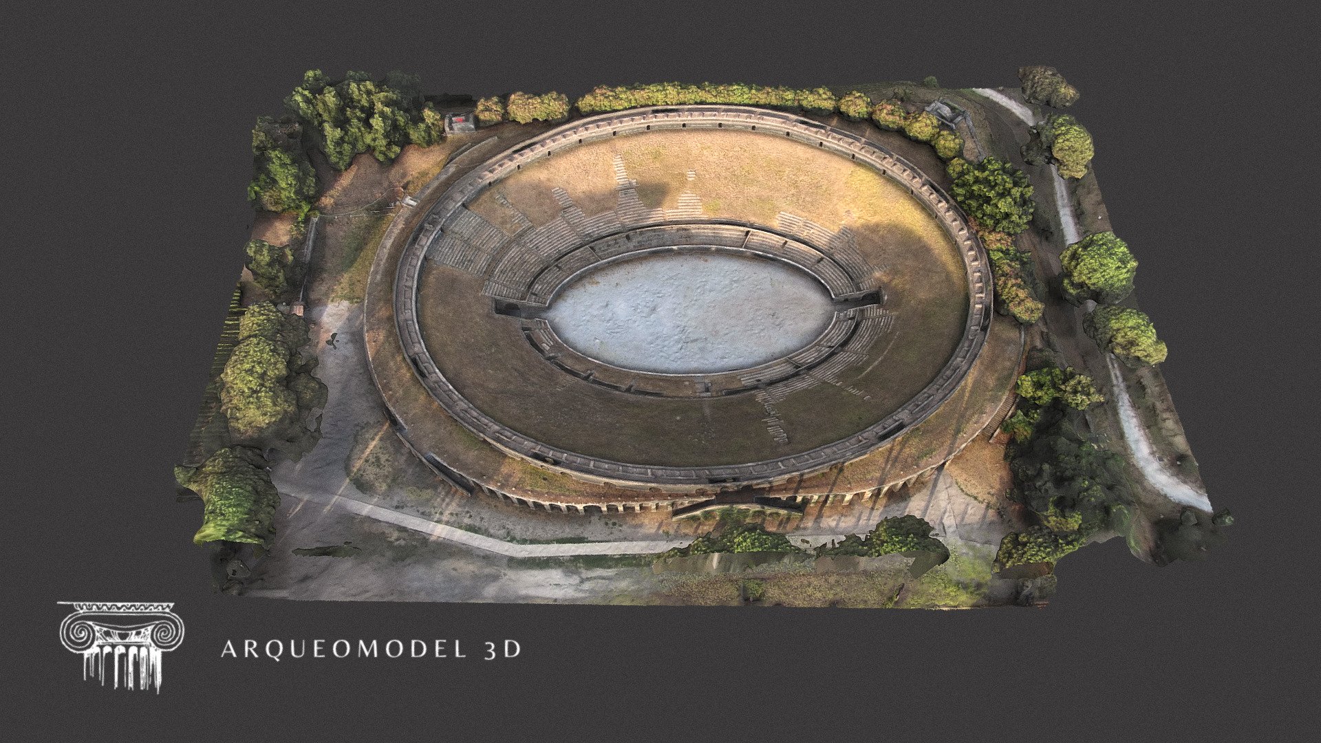 Amphitheatre of Pompeii | ITALY - Buy Royalty Free 3D model by ...