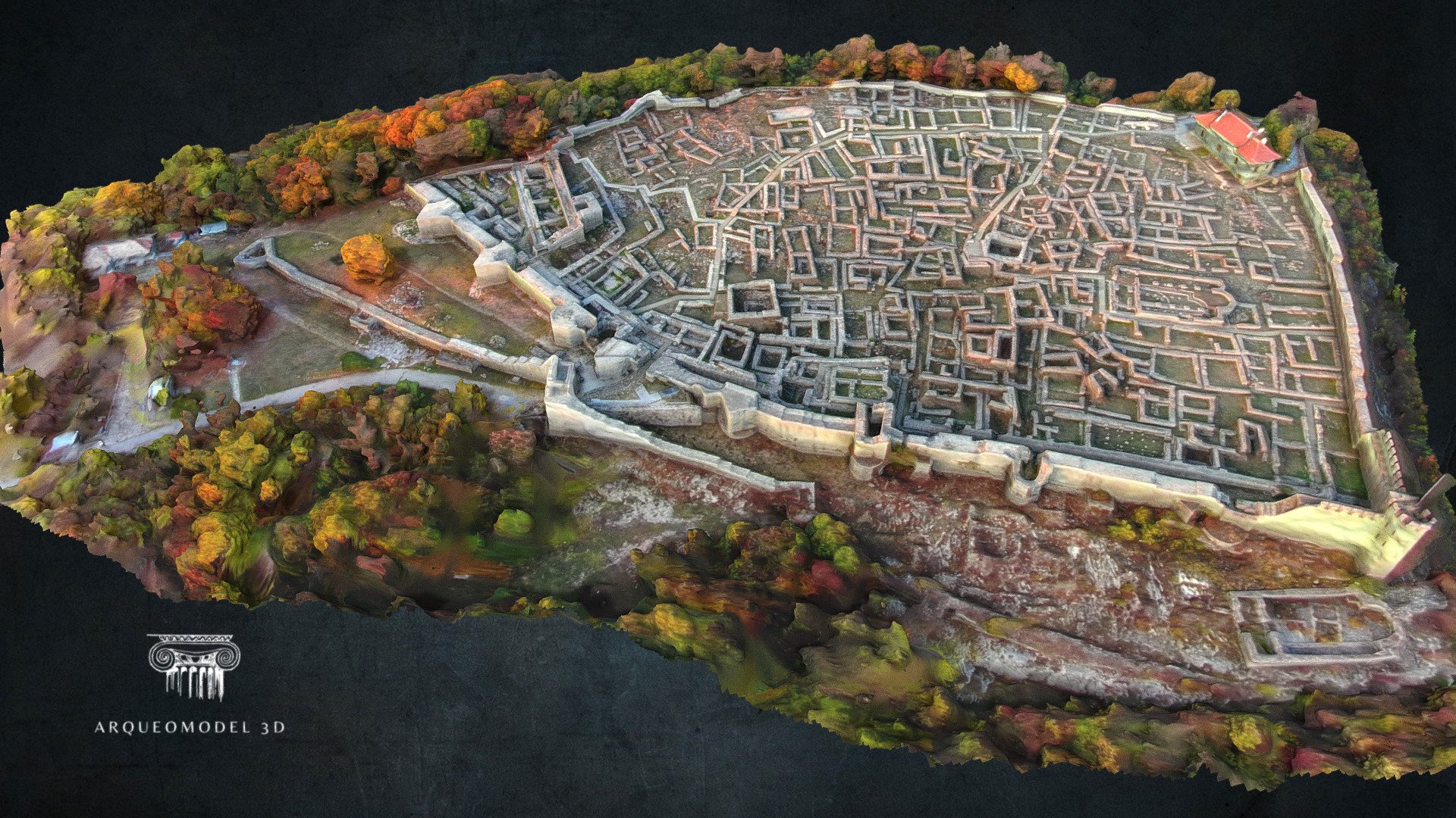Shumen fortress | BULGARIA - Buy Royalty Free 3D model by Arqueomodel3D ...
