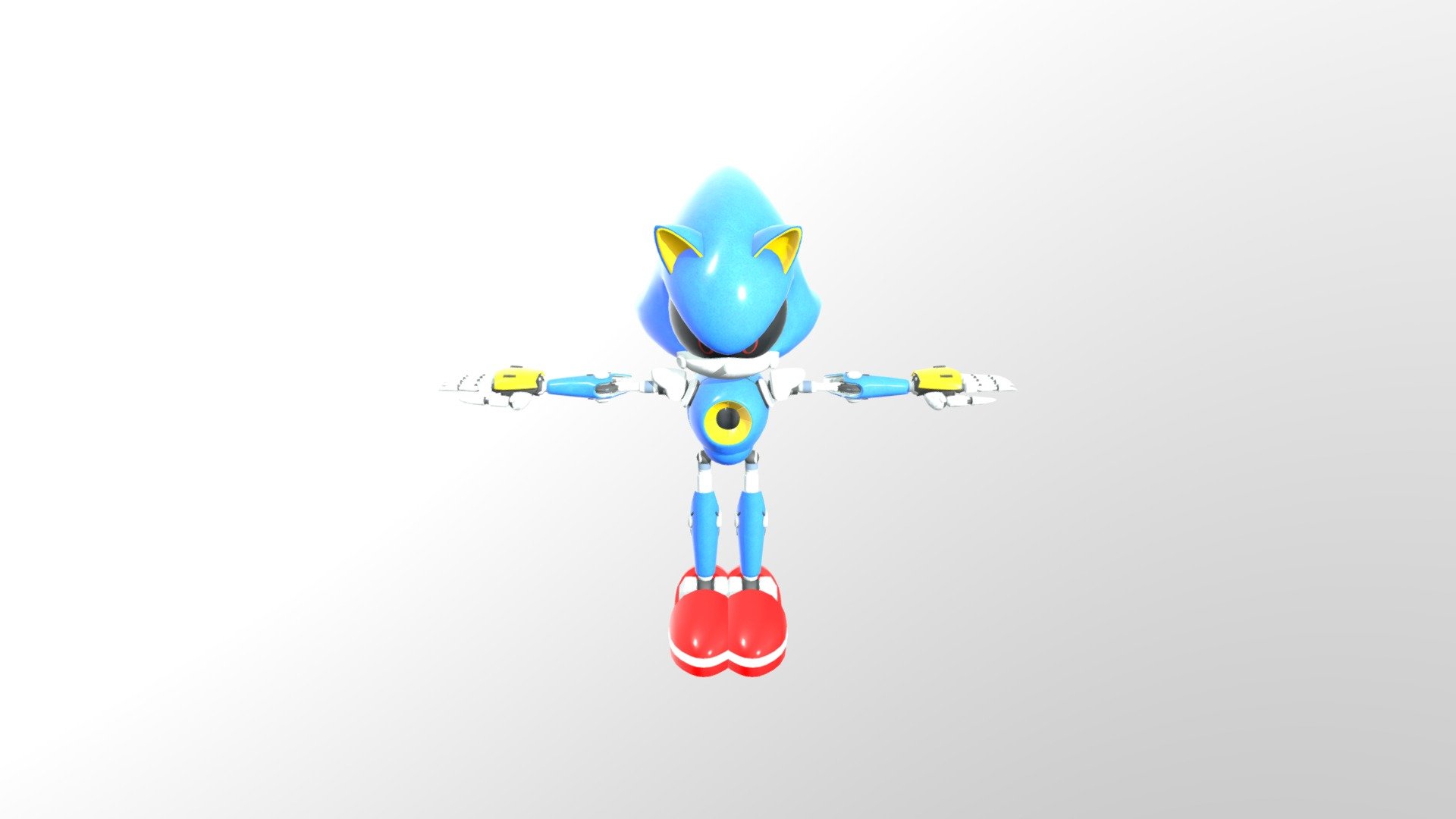 Metal Sonic - 3D model by sonicfan09211 [f36a720] - Sketchfab