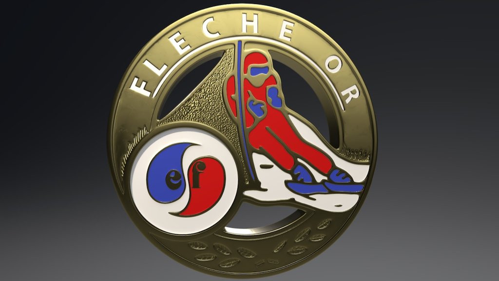 Fleche Or - Download Free 3D model by jb_lyon [f36ac0d] - Sketchfab