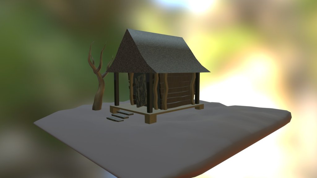 Broken down house/shack - 3D model by noeleugenio [f36c5c9] - Sketchfab